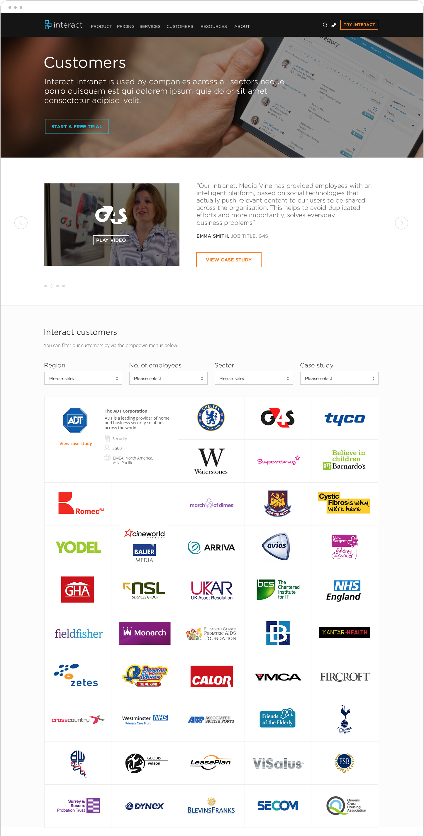 Interact Intranet - Digital Mercenary